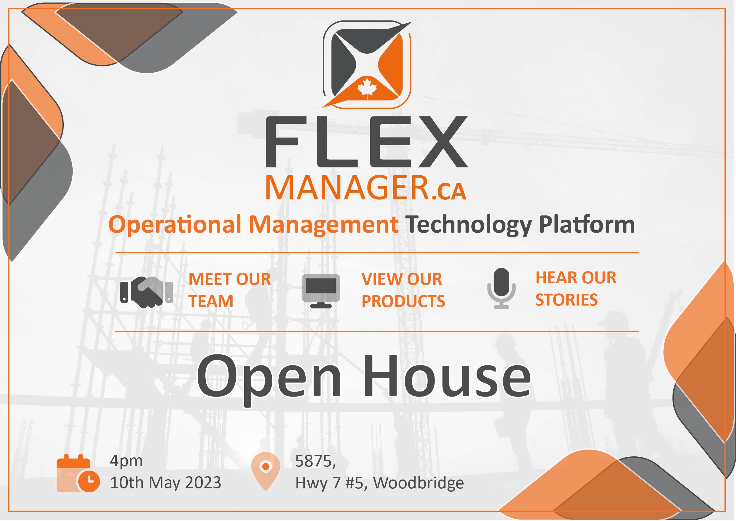 FlexManager Canada Official Launch- Open House Event Toronto